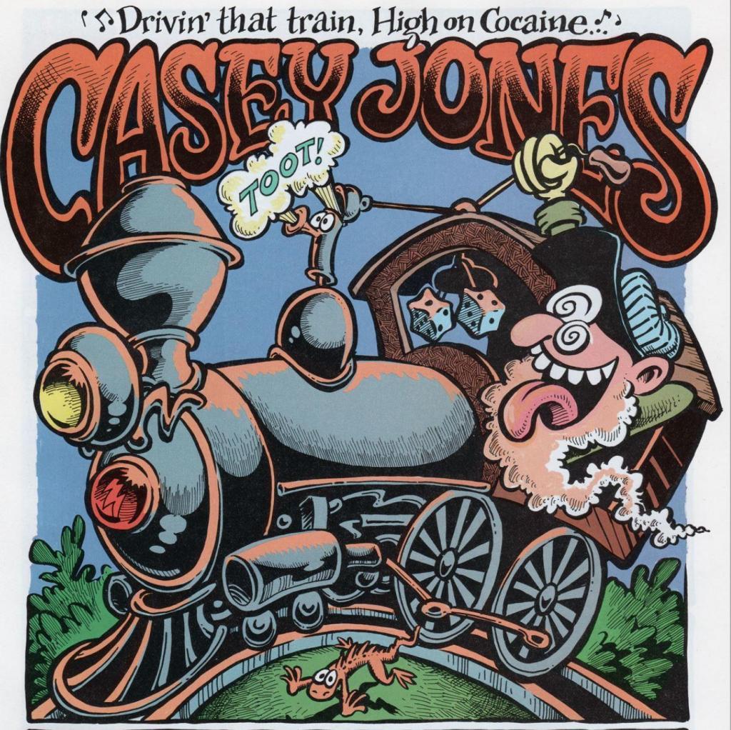 Trouble ahead and trouble behind - Casey Jones cartoon PDF